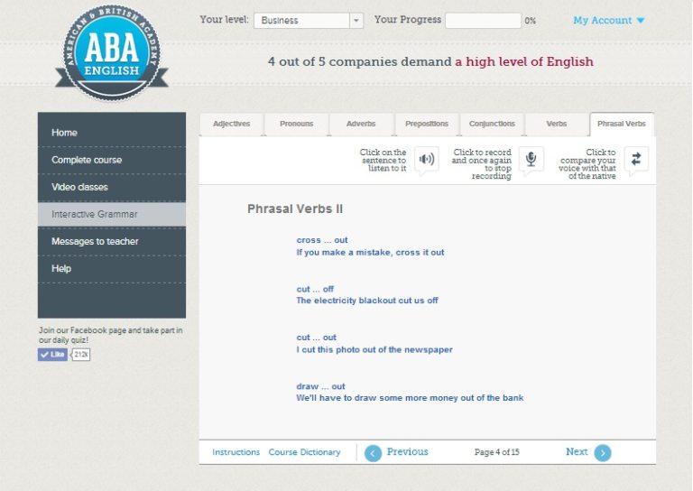 ABA English Interactive Grammar - ABA Journal