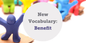 English Vocabulary - Benefit - ABA Journal