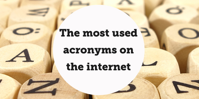 The most used acronyms on the internet | ABA Journal